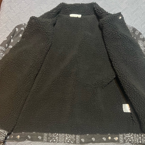 MNML | Jackets & Coats | Bandana Sherpa Trucker Jacket | Poshmark